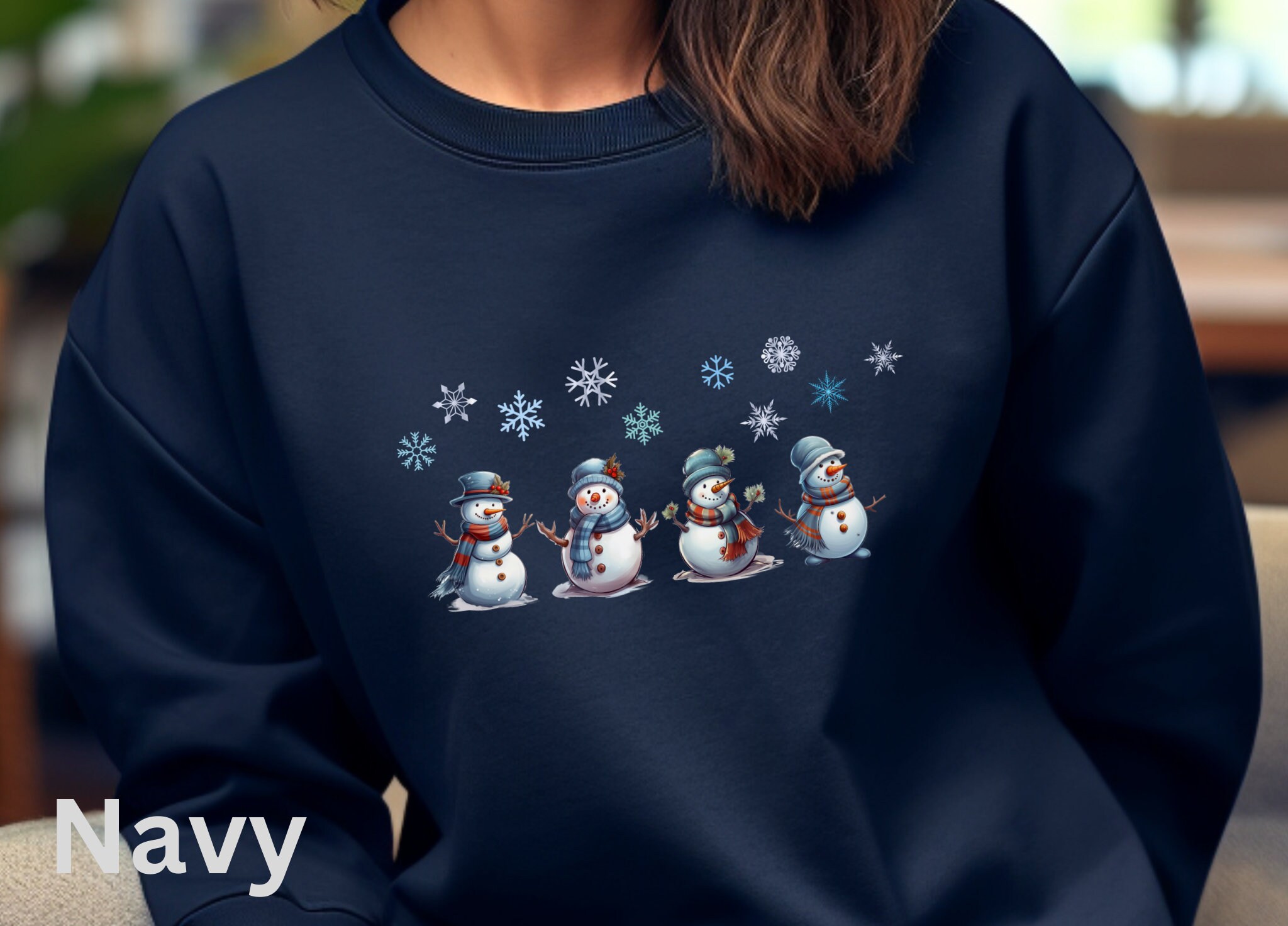 Winter Snowman Sweatshirt Christmas Sweatshirt Christmas Crewneck ...