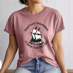 Custom Mayflower Descendant Shirt, Personalized Mayflower Descendant ...