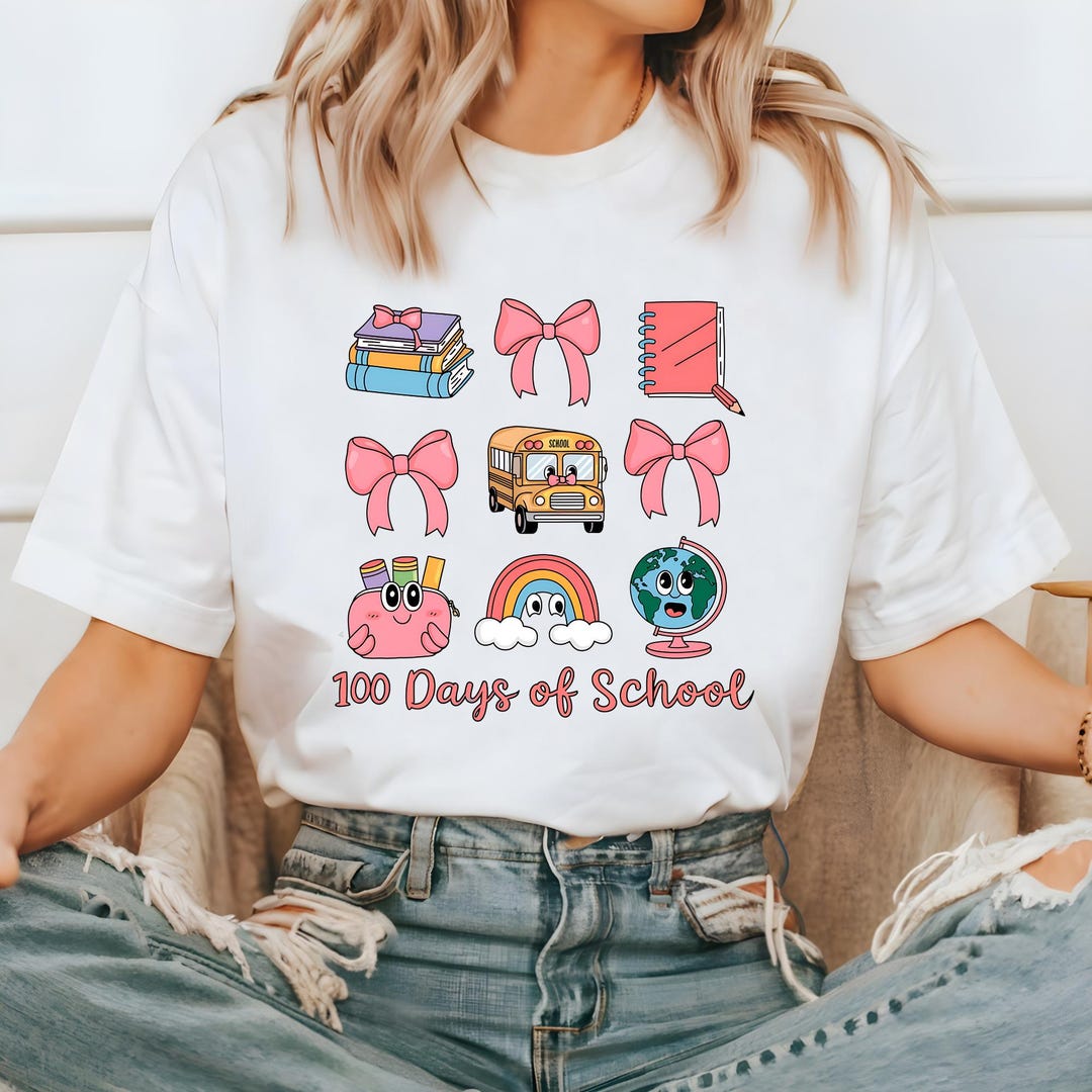 100th Day of School Shirt, 100 Days of School Tshirt, Teacher Team ...