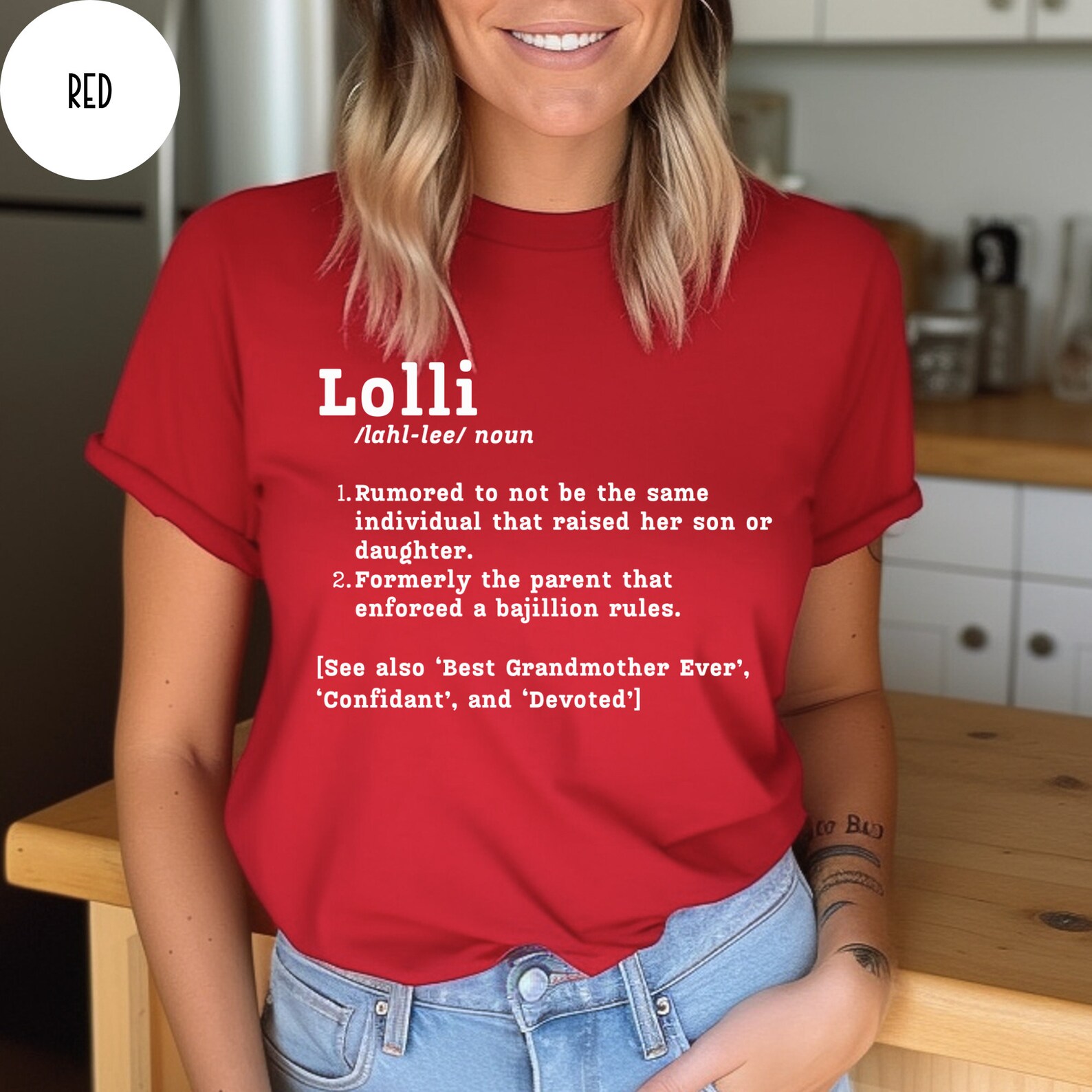 Lolli Definition Shirt, Lolly Shirt, Lolly Gifts, Holiday Gift for ...