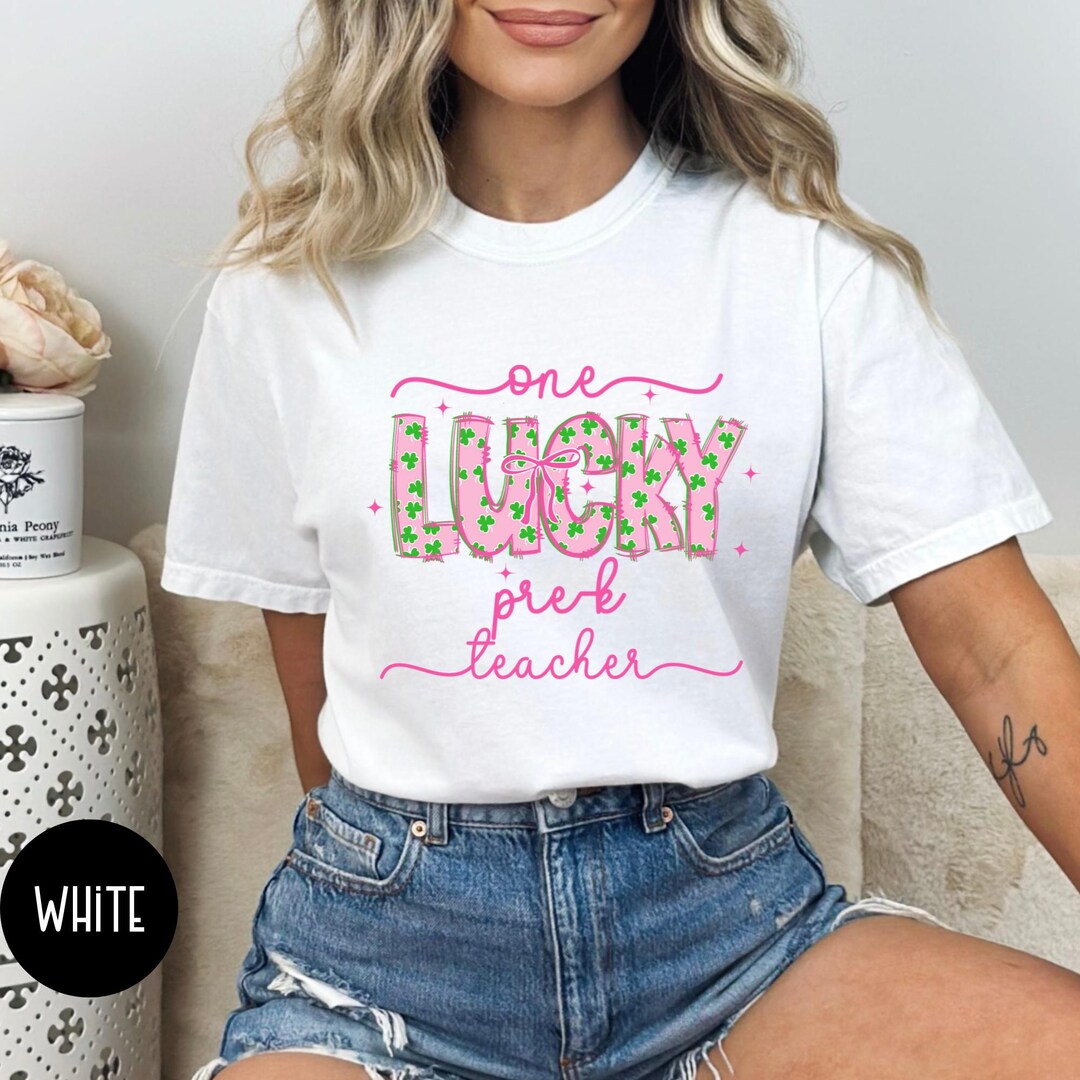 St Patrick’s Day Pre-school Teacher Shirt, Pre-k Teacher St Patrick’s ...