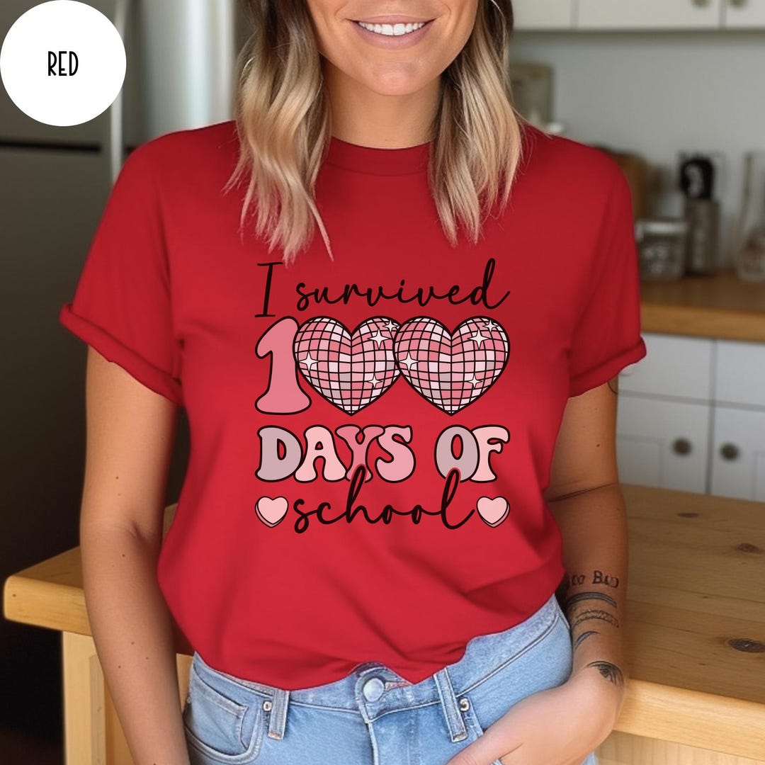 100th Day of School Shirt, 100 Days of School Tshirt, Teacher Team ...