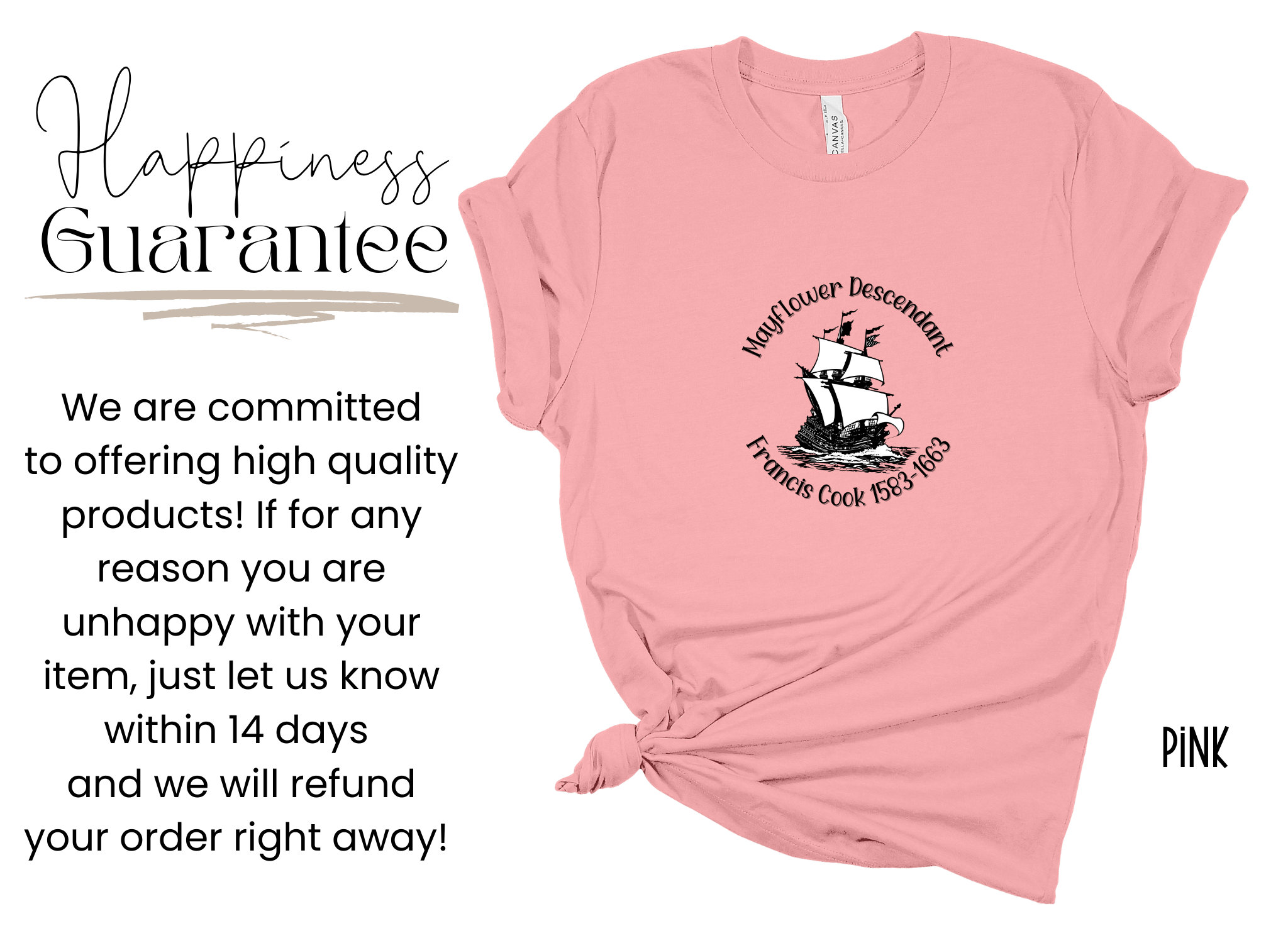 Custom Mayflower Descendant Shirt, Personalized Mayflower Descendant ...