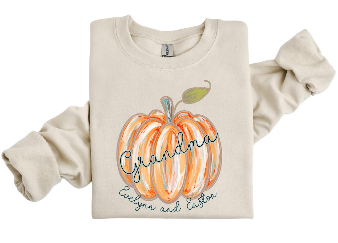 Custom Grandma Fall Sweatshirt,grandma Halloween Sweater,grandma ...