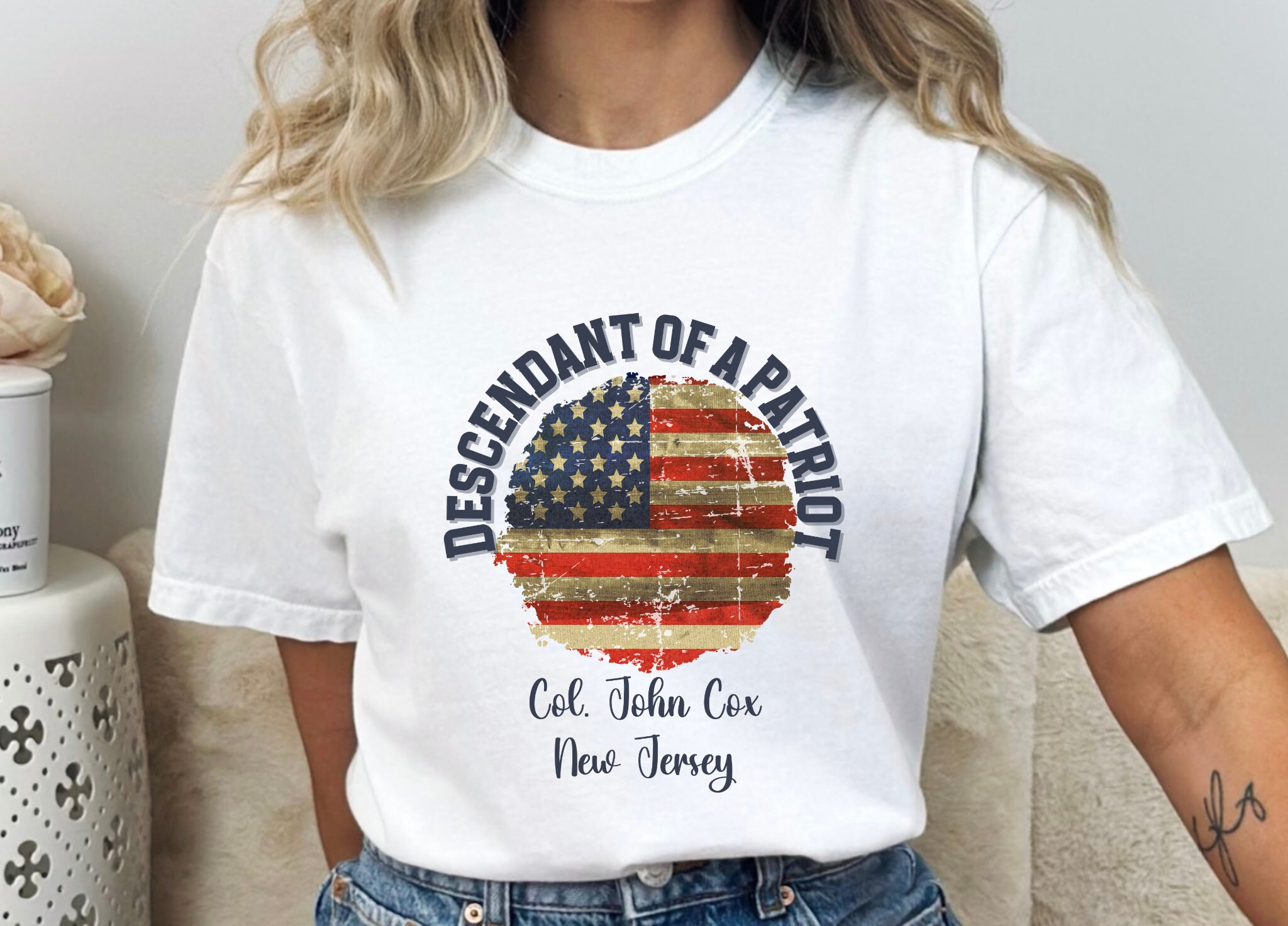 Custom Unisex Daughters of the American Revolution T-shirt Sons of the ...