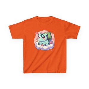 Cute Bulbasaur Kids Tee, Kawaii Adorable Tee for Children, Perfect for ...