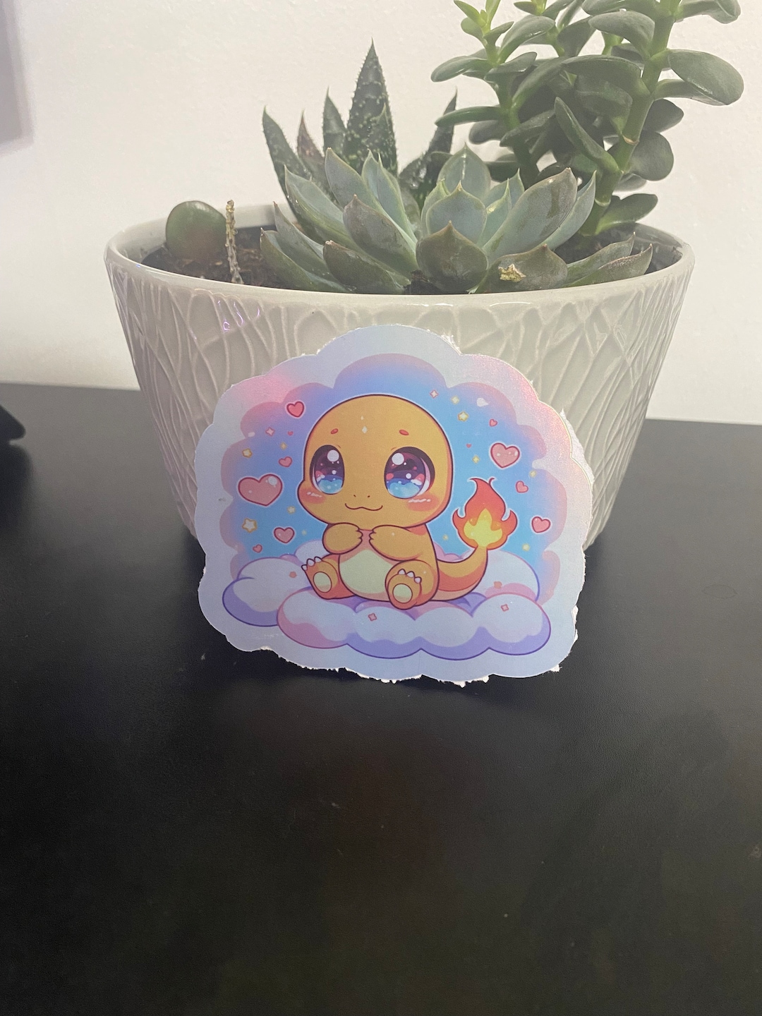 Kawaii Charmander Sticker Happy Pokemon Notebook Decal Pokeballs ...