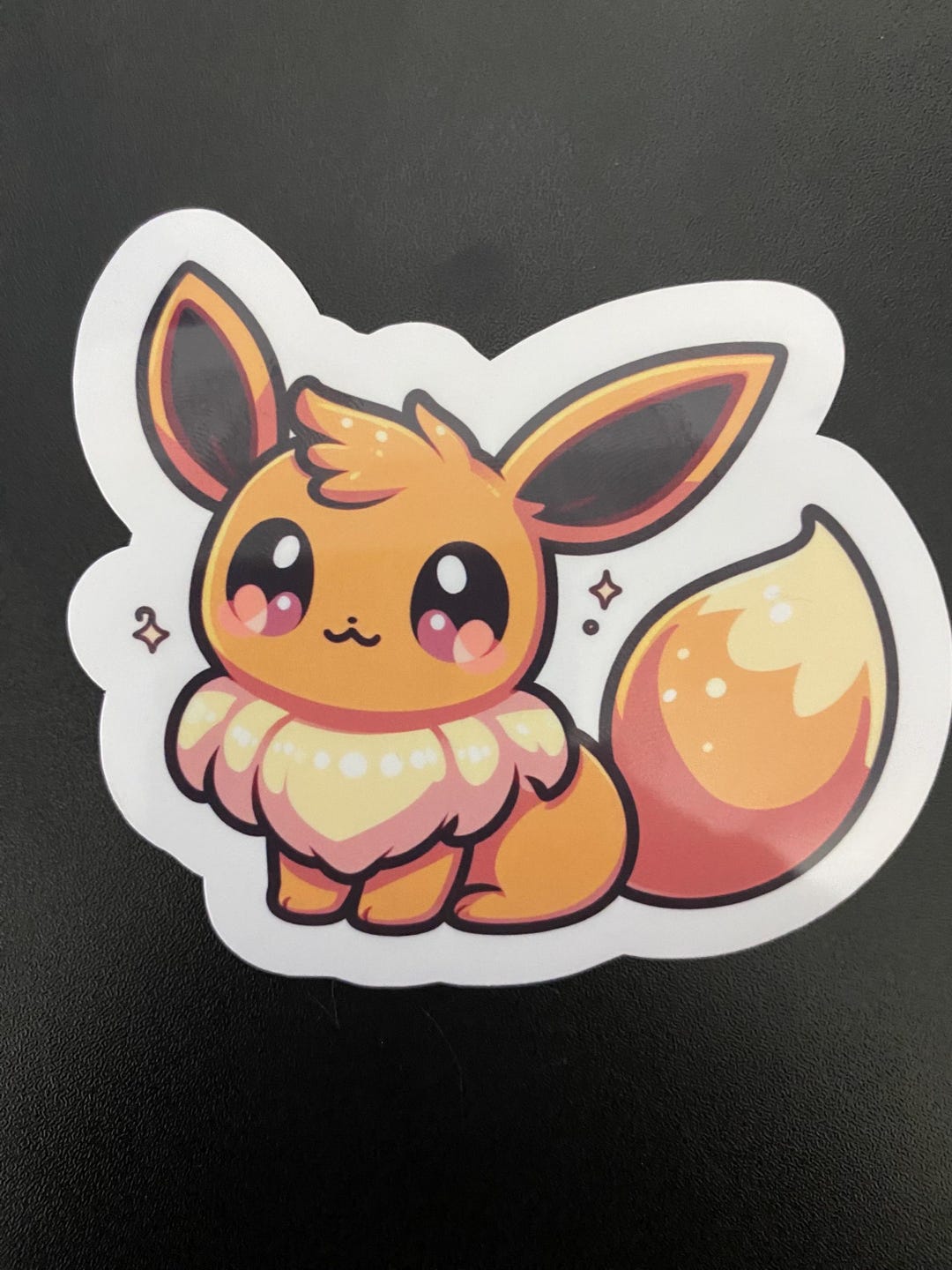 Cute and Happy Eevee Kawaii Sticker Decal, Pokémon, Back to School ...