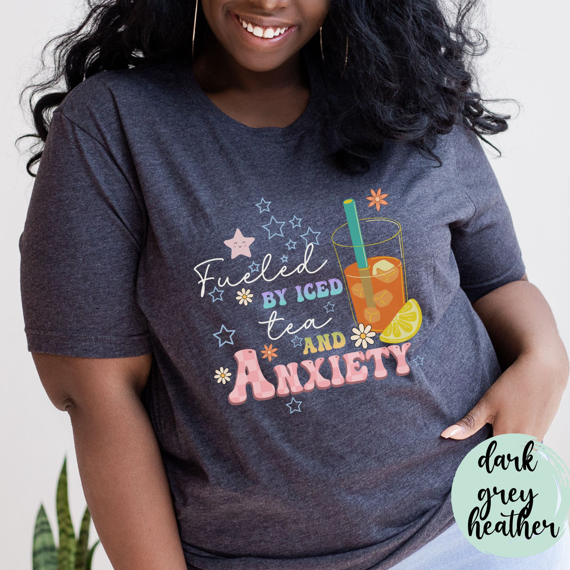 Iced Tea and Anxiety Shirt, Sweet Tea T-shirt, Sweet Tea Lemons, Sweet ...