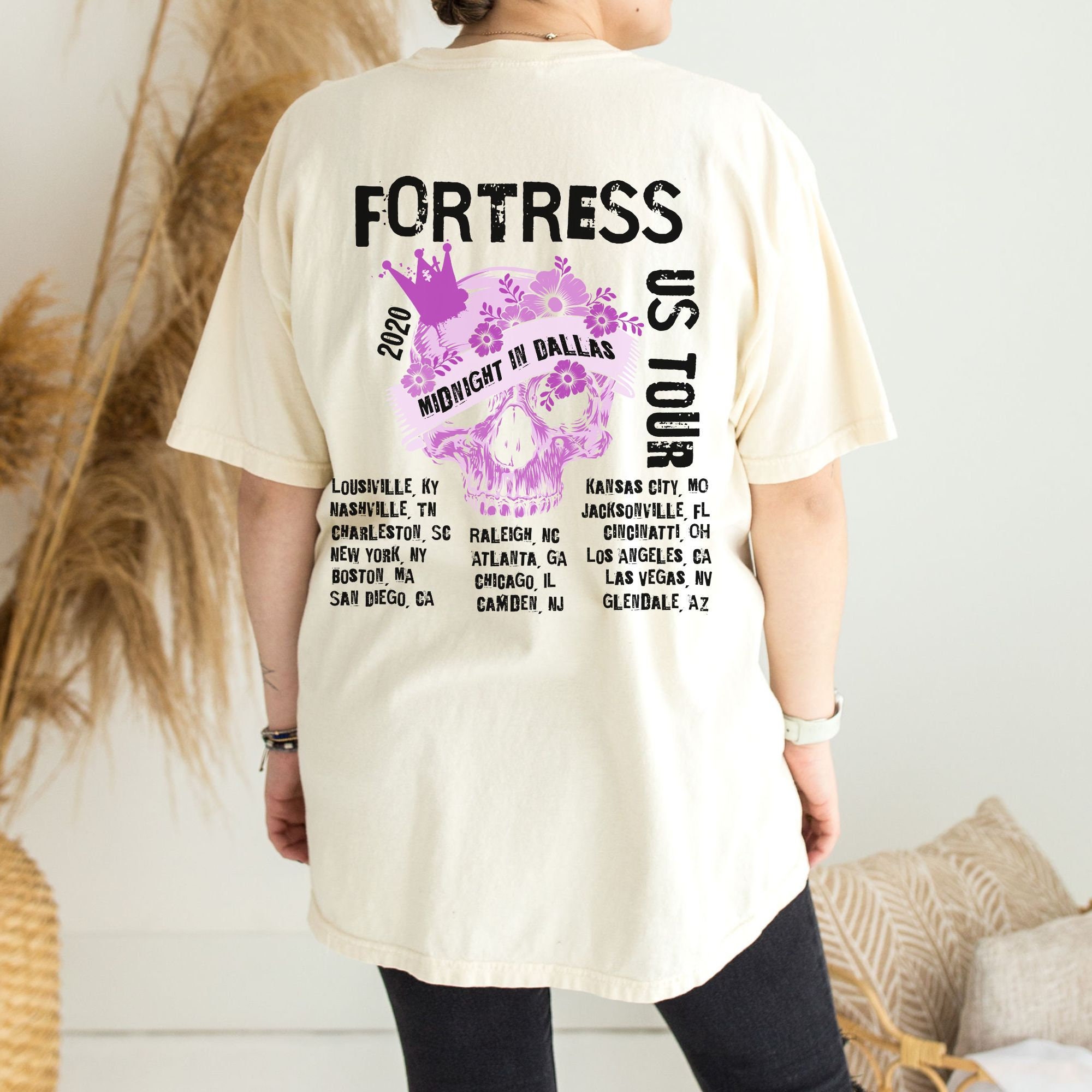 Official Melissa Grace Merch Shirt: Midnight in Dallas Tour T Shirt ...