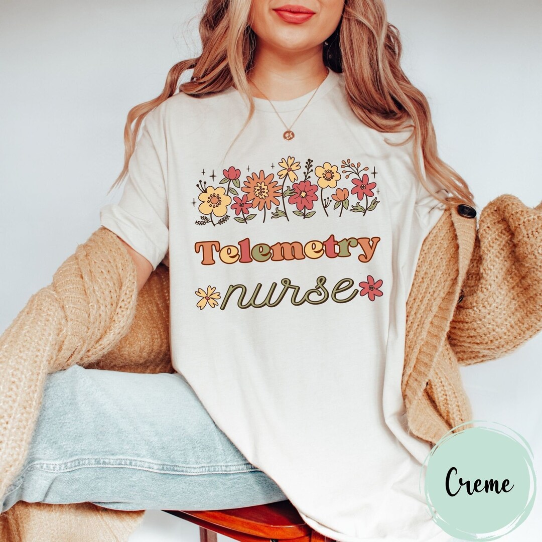 Telemetry Nurse Shirt, Telemetry Nurse, Telemetry Nurse Gift, Cardiac ...