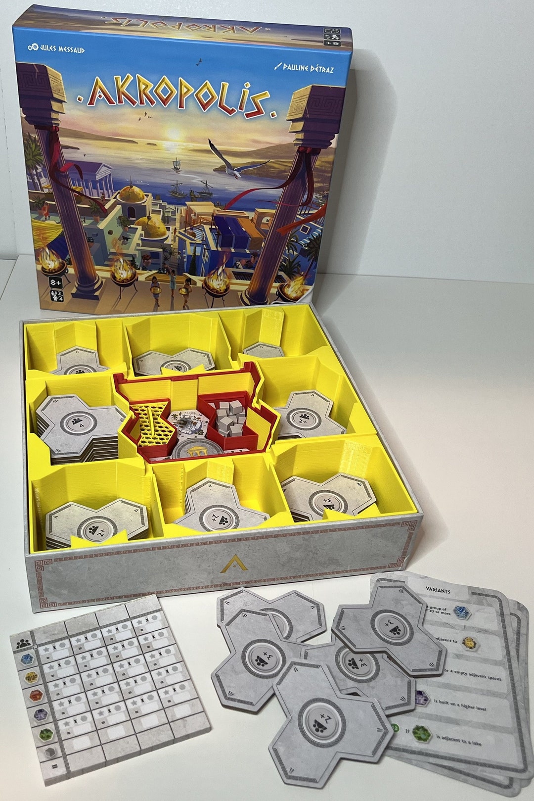 STL Files for Akropolis Board Game Insert - Etsy