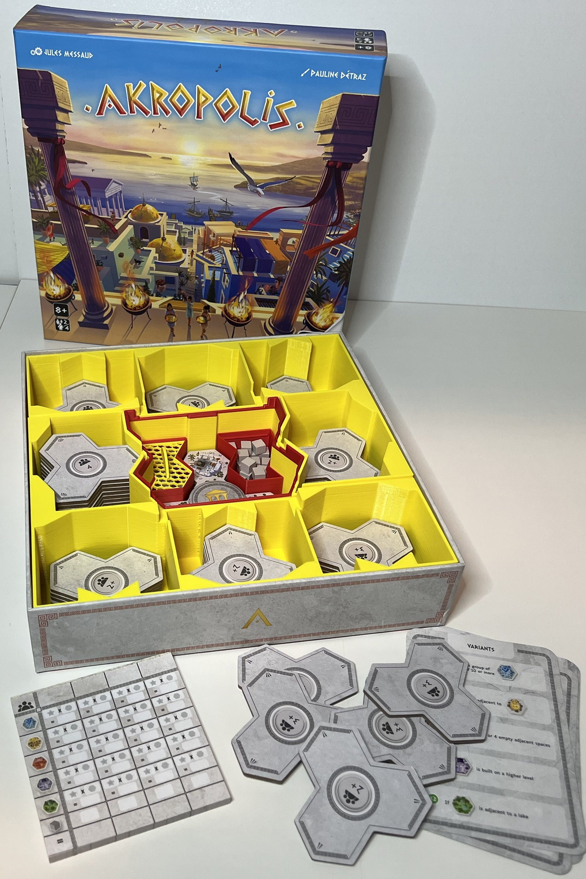 STL Files for Akropolis Board Game Insert - Etsy