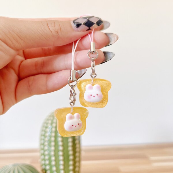 Rabbit Phone Charm - Etsy