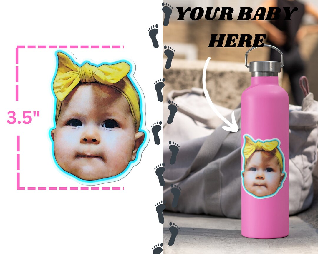 Custom Baby Face Sticker - Etsy