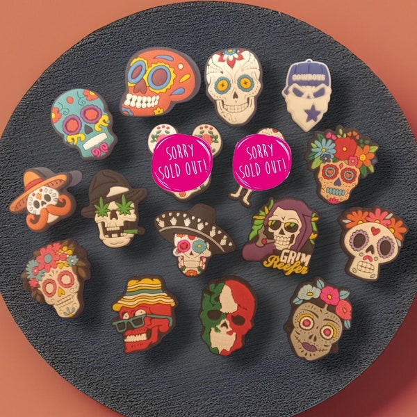 Dia Muertos Crocs - Etsy