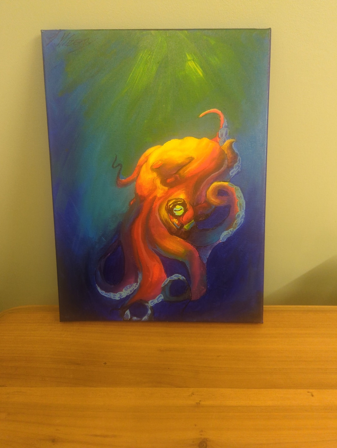 Octopus Painting - Etsy