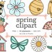 10 Spring Clipart - PNG Set, Instant Download, Planner Stickers ...