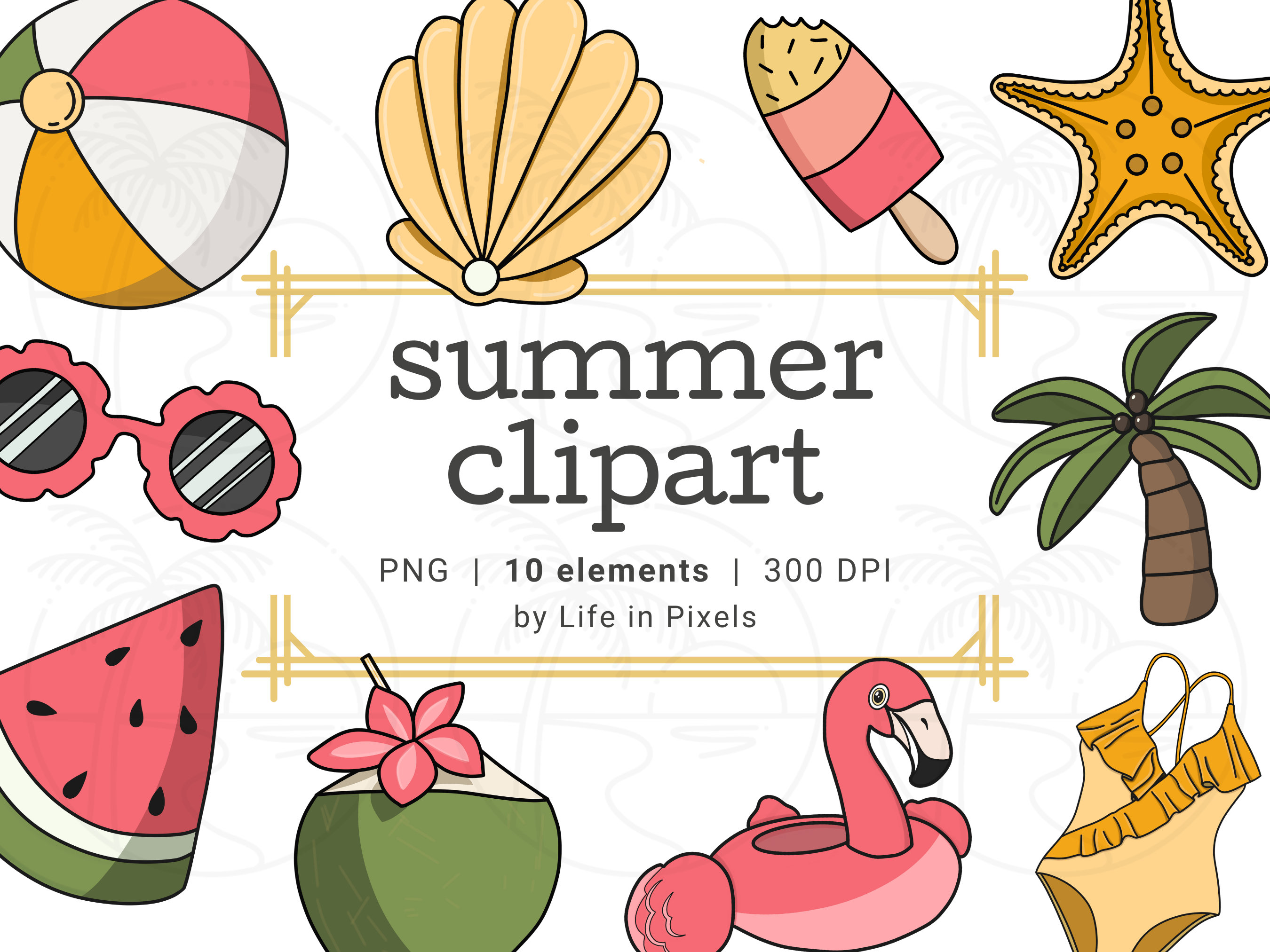 40 Seasonal Clipart Bundle - PNG Set, Instant Download, Planner ...