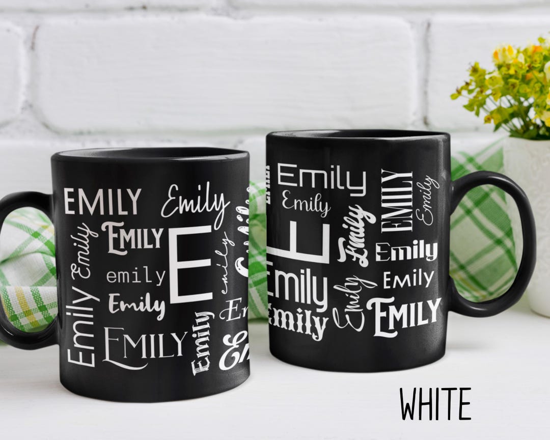 Monogram Mug, Make Your Own Mug, Design Your Own Mug, Custom Gift for ...