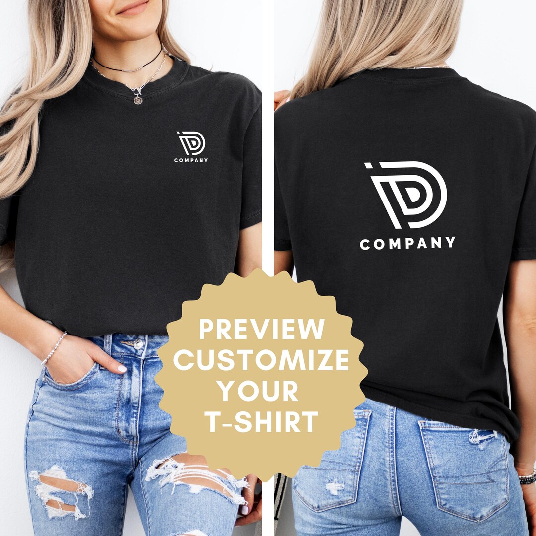 Custom Logo Shirt, Your Logo Here, Custom Shirt, Personalized Shirt ...