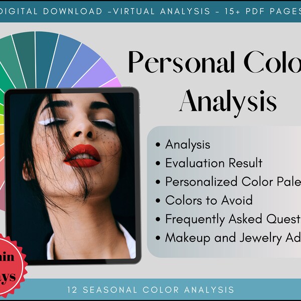 Color Analysis Swatches - Etsy