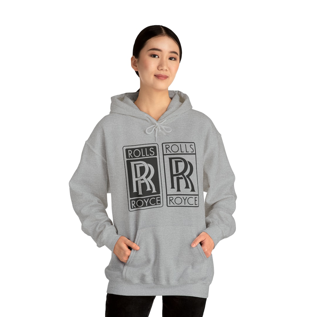 Rolls Royce Logo Design Hooded Sweatshirt Stunning Rolls - Etsy
