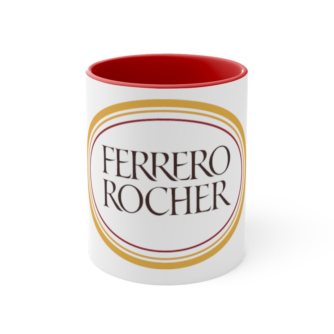 Ferrero Rocher Logo Accent Coffee Mug 11oz Ferrero Rocher - Etsy