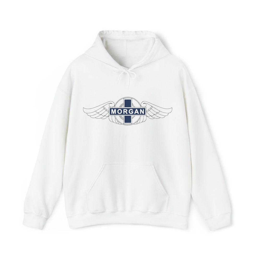 Famous Morgan Logo Design Hooded Sweatshirt Stunning Retro - Etsy