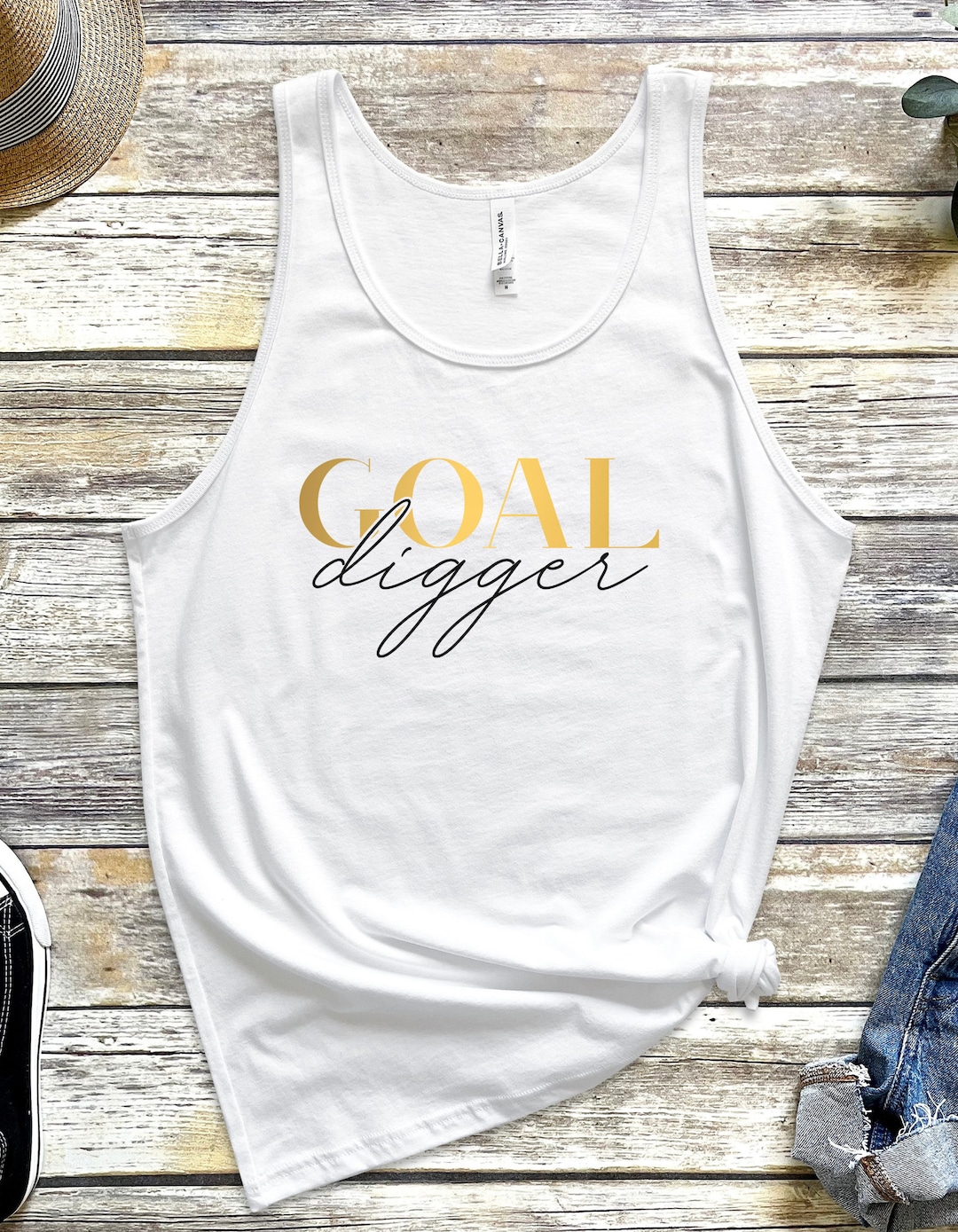Goal Digger Gold Goal Digger Digging for Goals Look at Me - Etsy