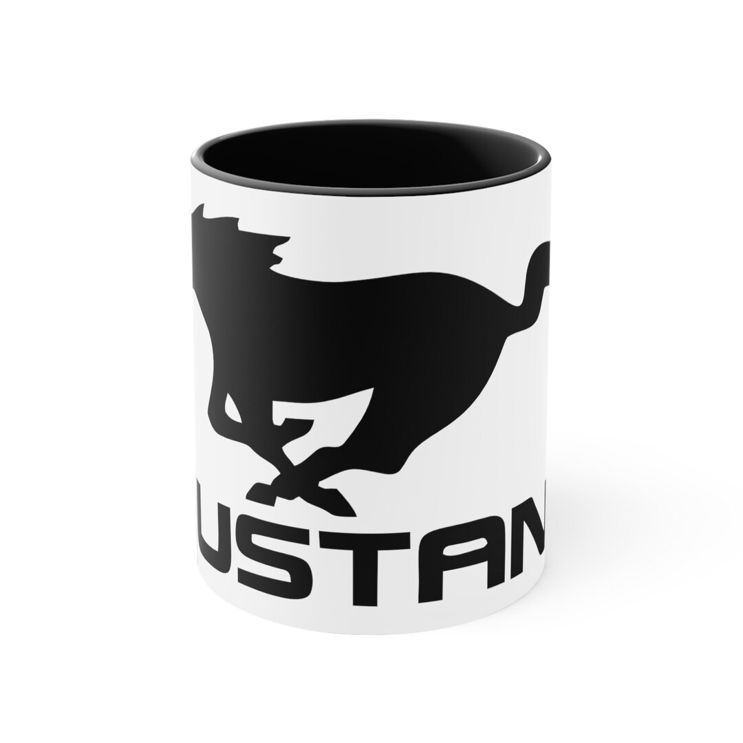 Famous Mustang Original Logo Accent Coffee Mug 11oz Mustang - Etsy