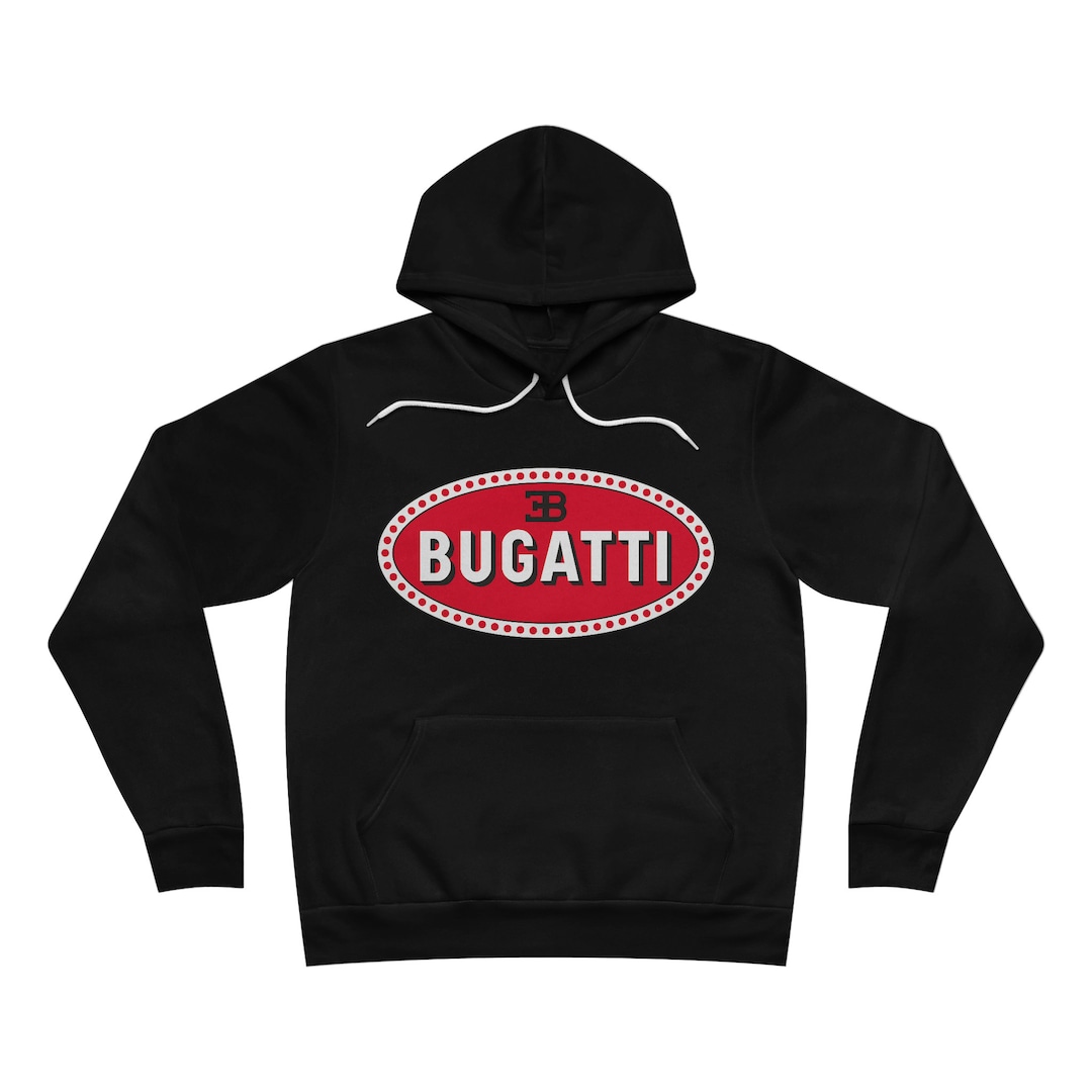Bugatti Logo Design Hoodie Pullover Personalized Bugatti - Etsy