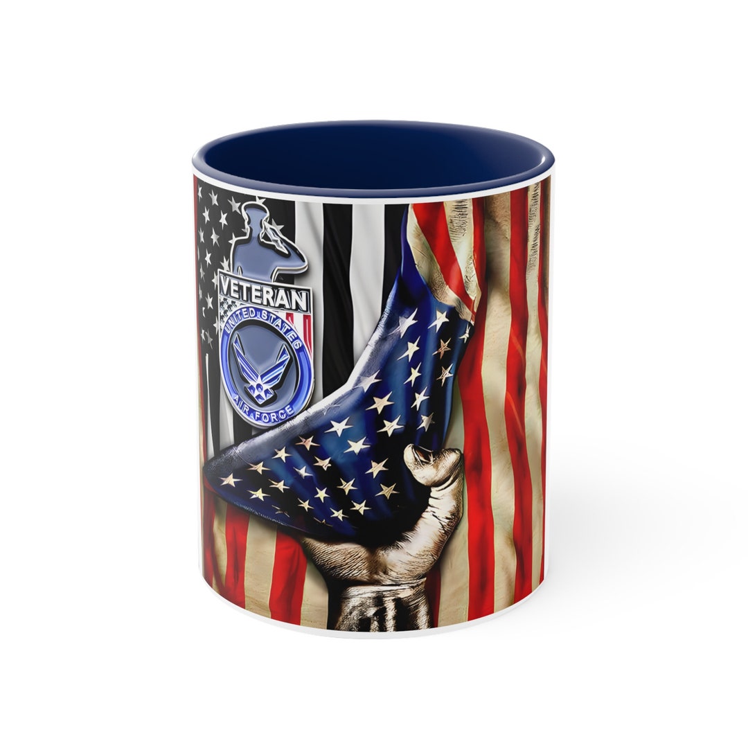 U.S. Military Trooper Veteran Logo Accent Coffee Mug 11oz - Etsy