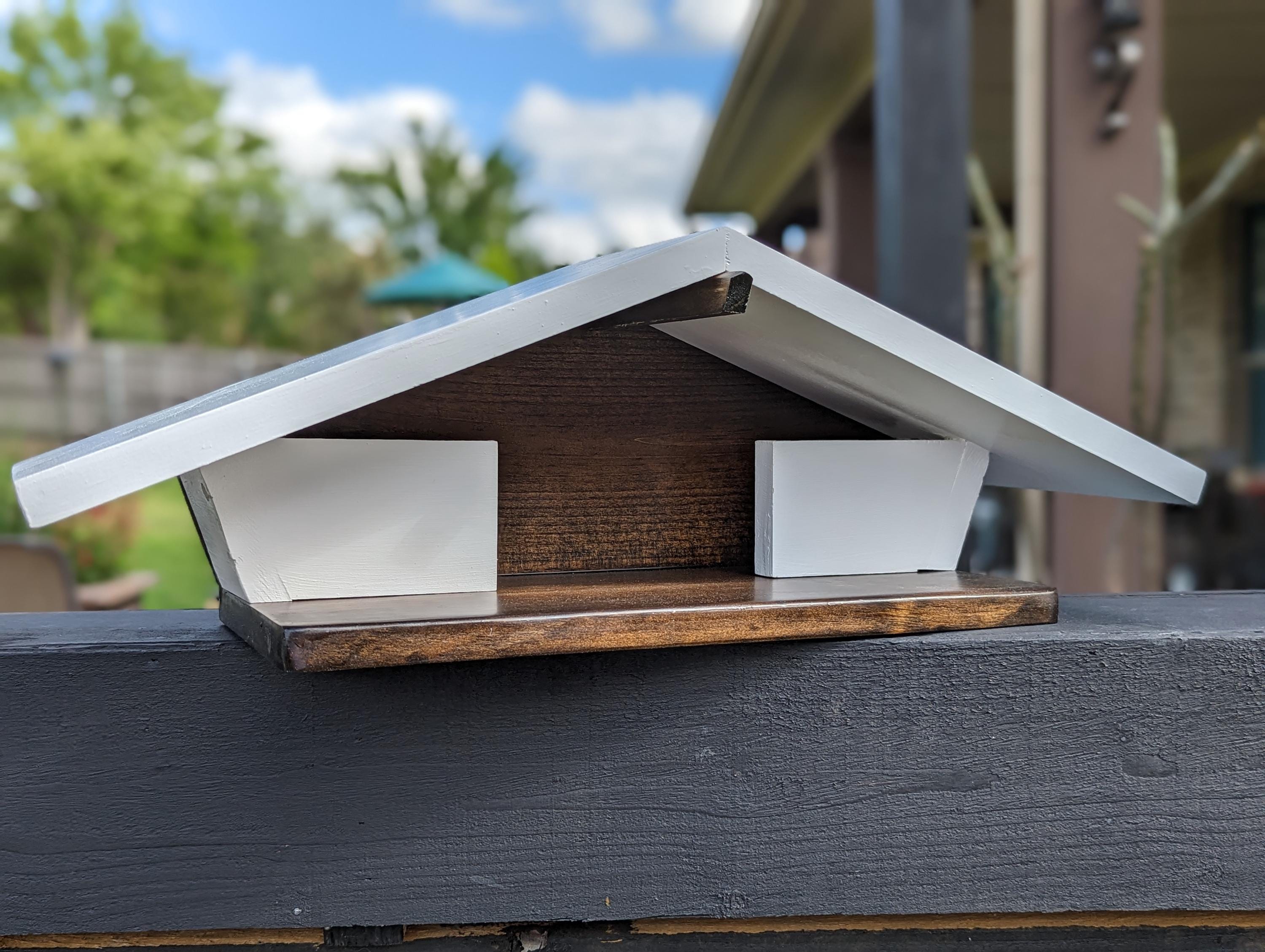 Modern Dove Nesting Box Plans, Modern Birdhouse DIY .pdf, Woodworker ...