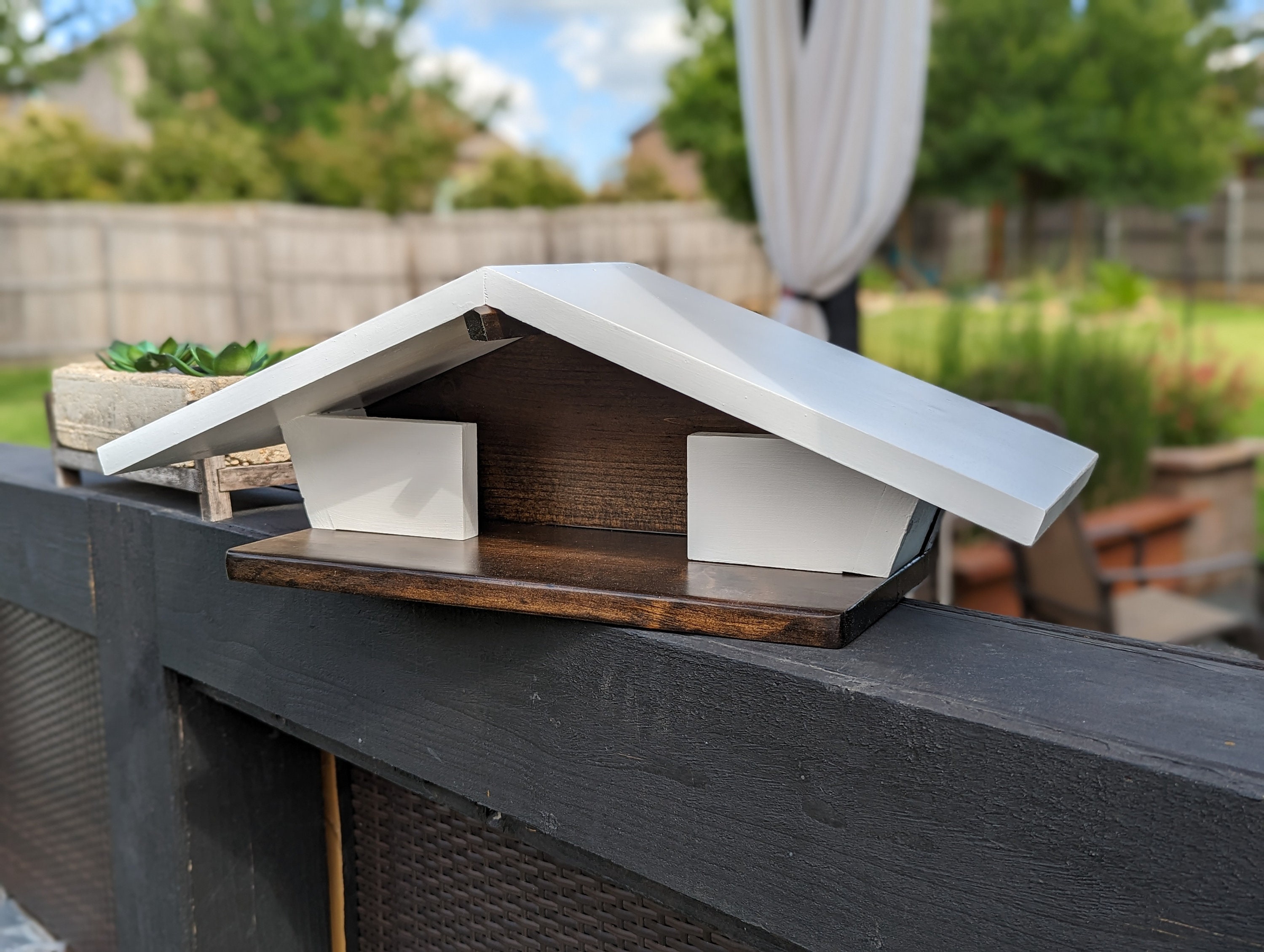 Modern Birdhouse Dove Nest, Handmade Dove Nesting Shelf, Nesting Bird ...