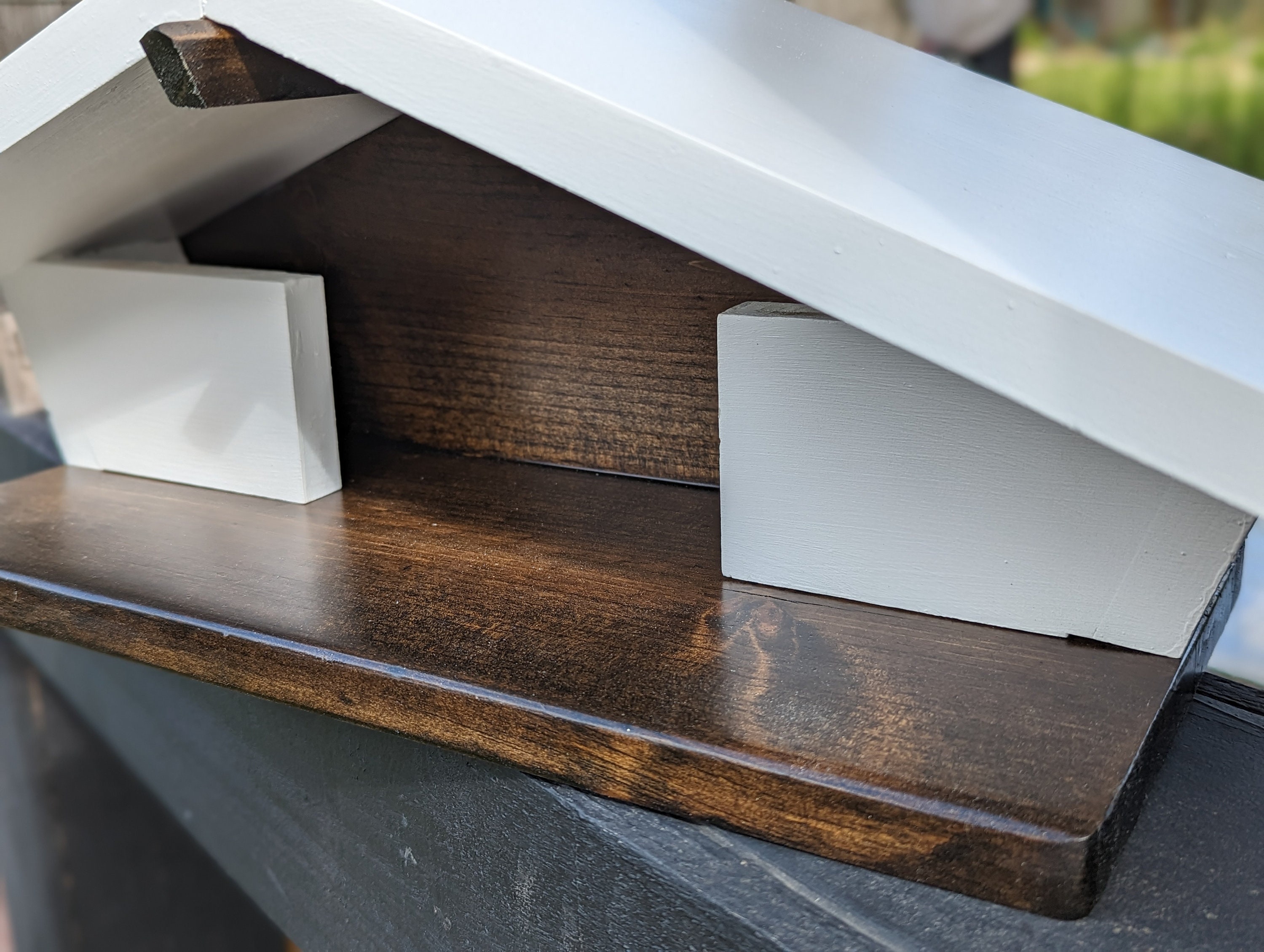 Modern Birdhouse Dove Nest, Handmade Dove Nesting Shelf, Nesting Bird ...