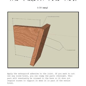 Modern Dove Nesting Box Plans, Modern Birdhouse DIY .pdf, Woodworker ...