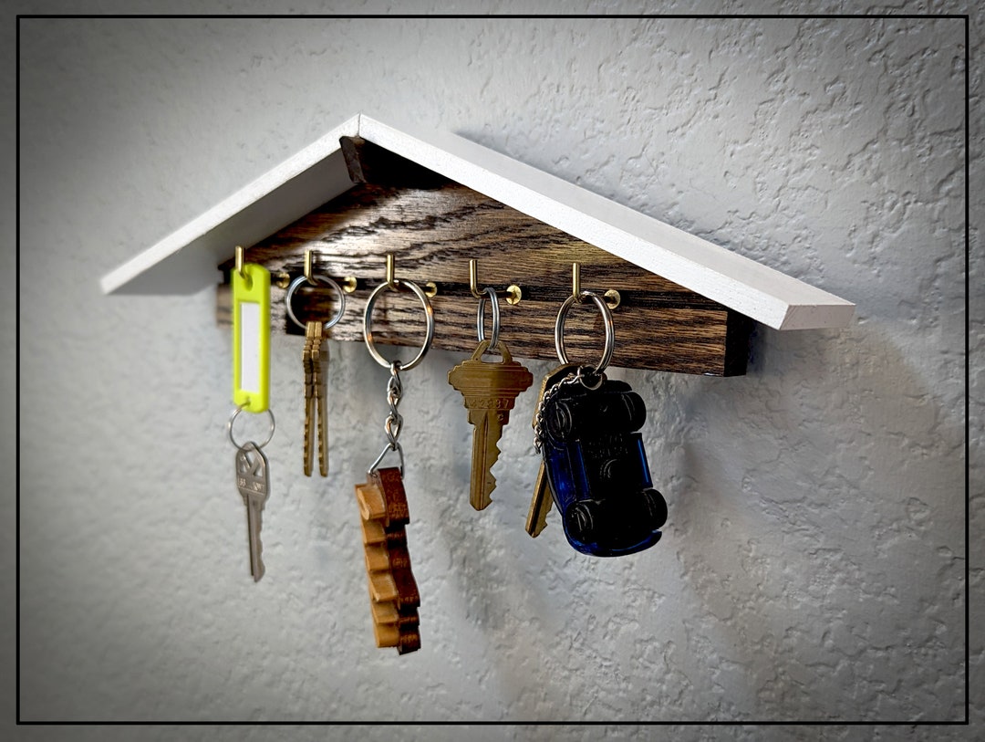 Unique Custom Key Holder, Modern Home Decor Key Holder for Wall, Mid ...