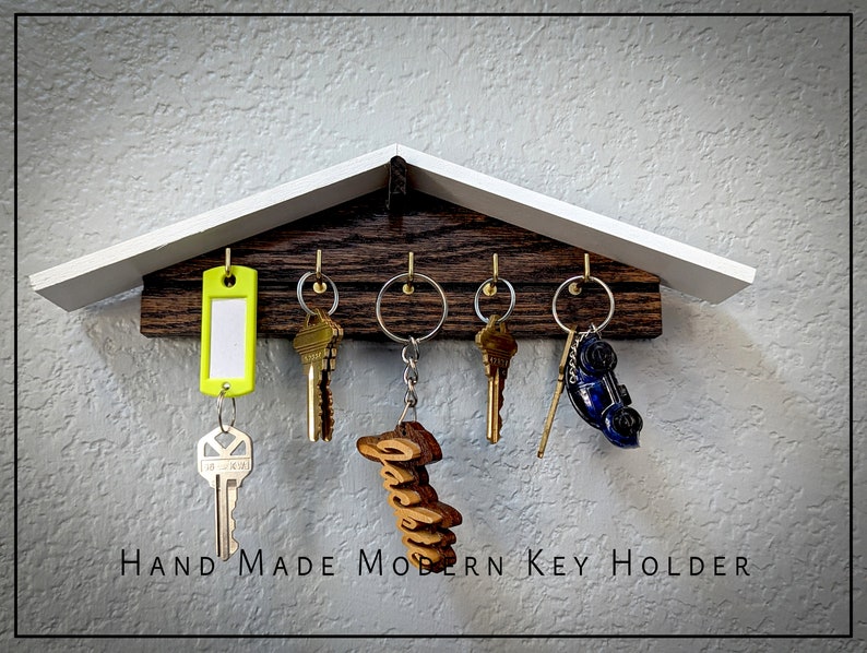 Unique Custom Key Holder, Modern Home Decor Key Holder for Wall, Mid ...