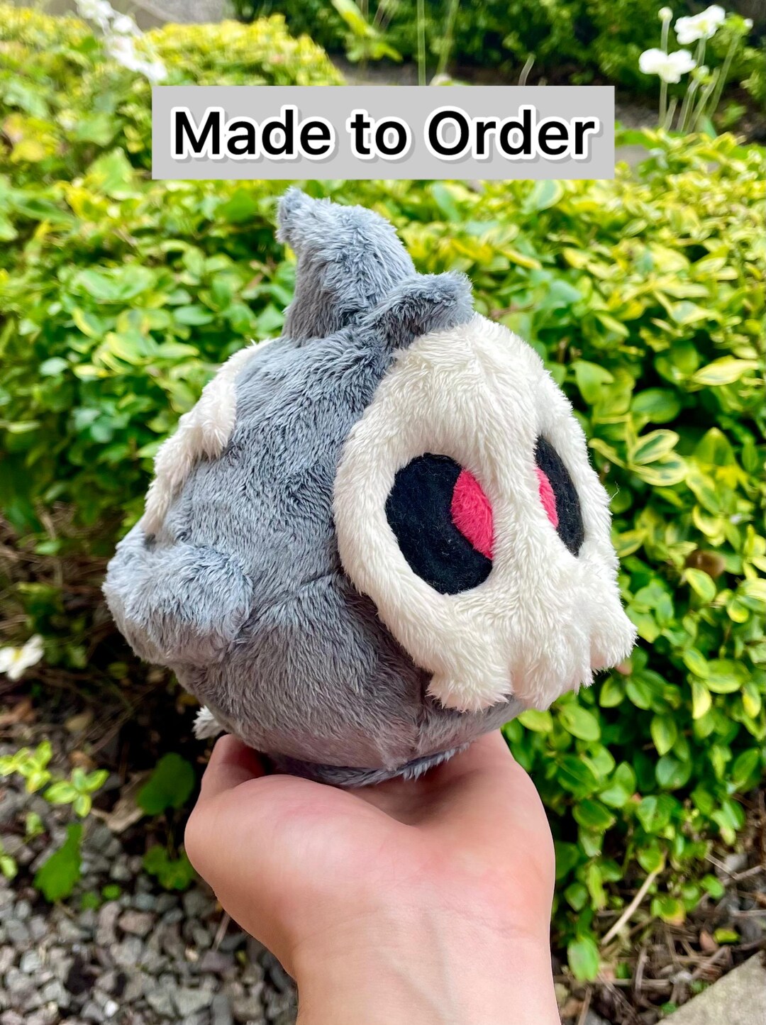 Hand-crafted Plush, Made to Order - Cloaked Ghost Type With Skull Mask ...