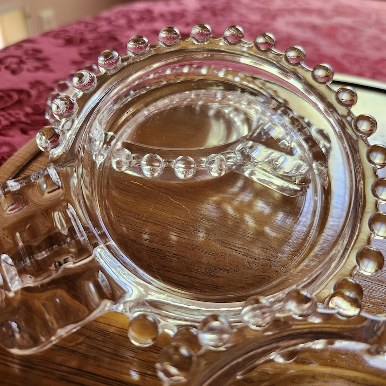 A Set of 4 Two Slot Coasters/ashtrays B'tween by Imperial Candlewick - Etsy