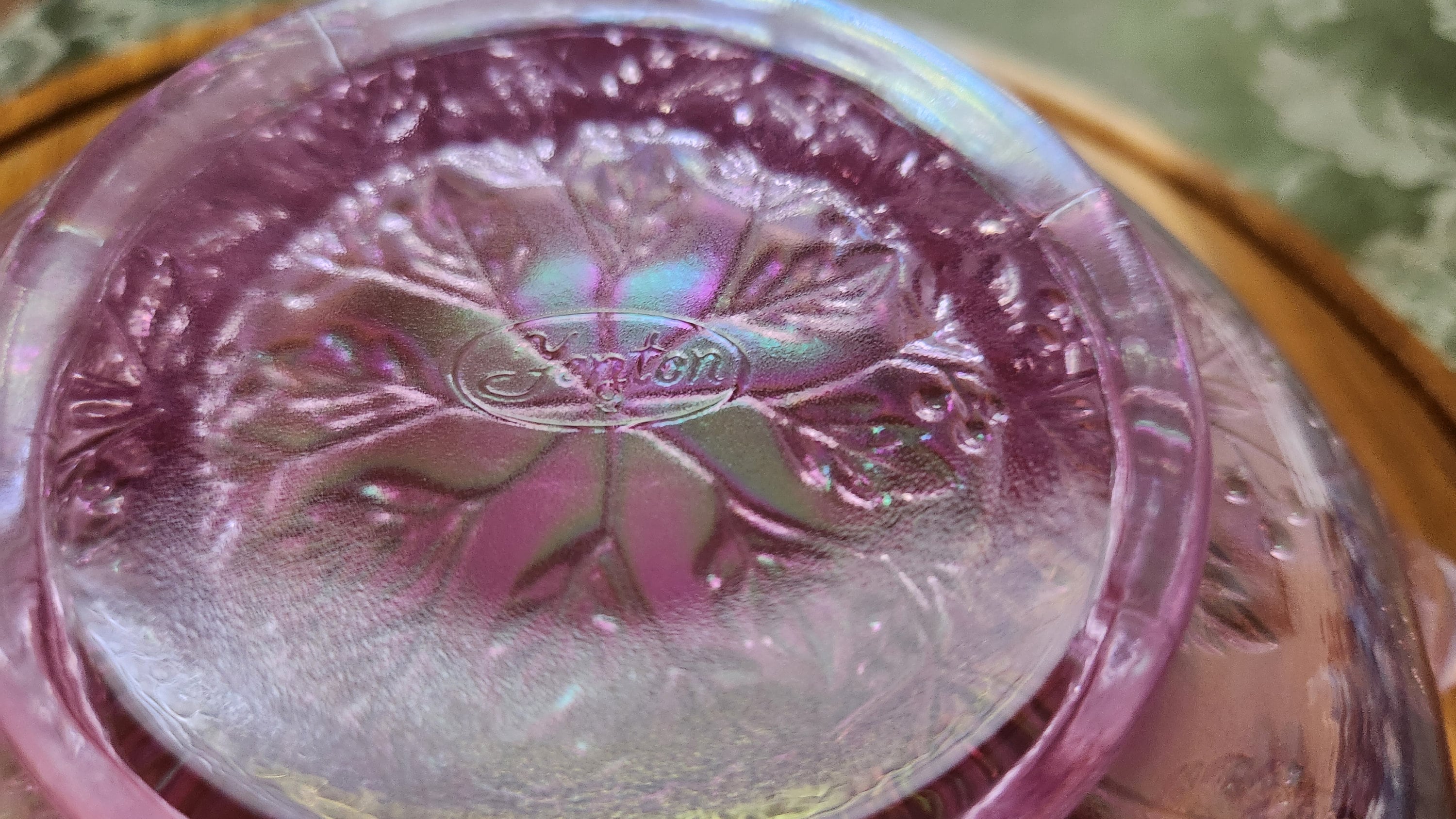 Rarest Fenton Lilac Purple Carnival Glass Ruffled Bowl Circa 1990s - Etsy