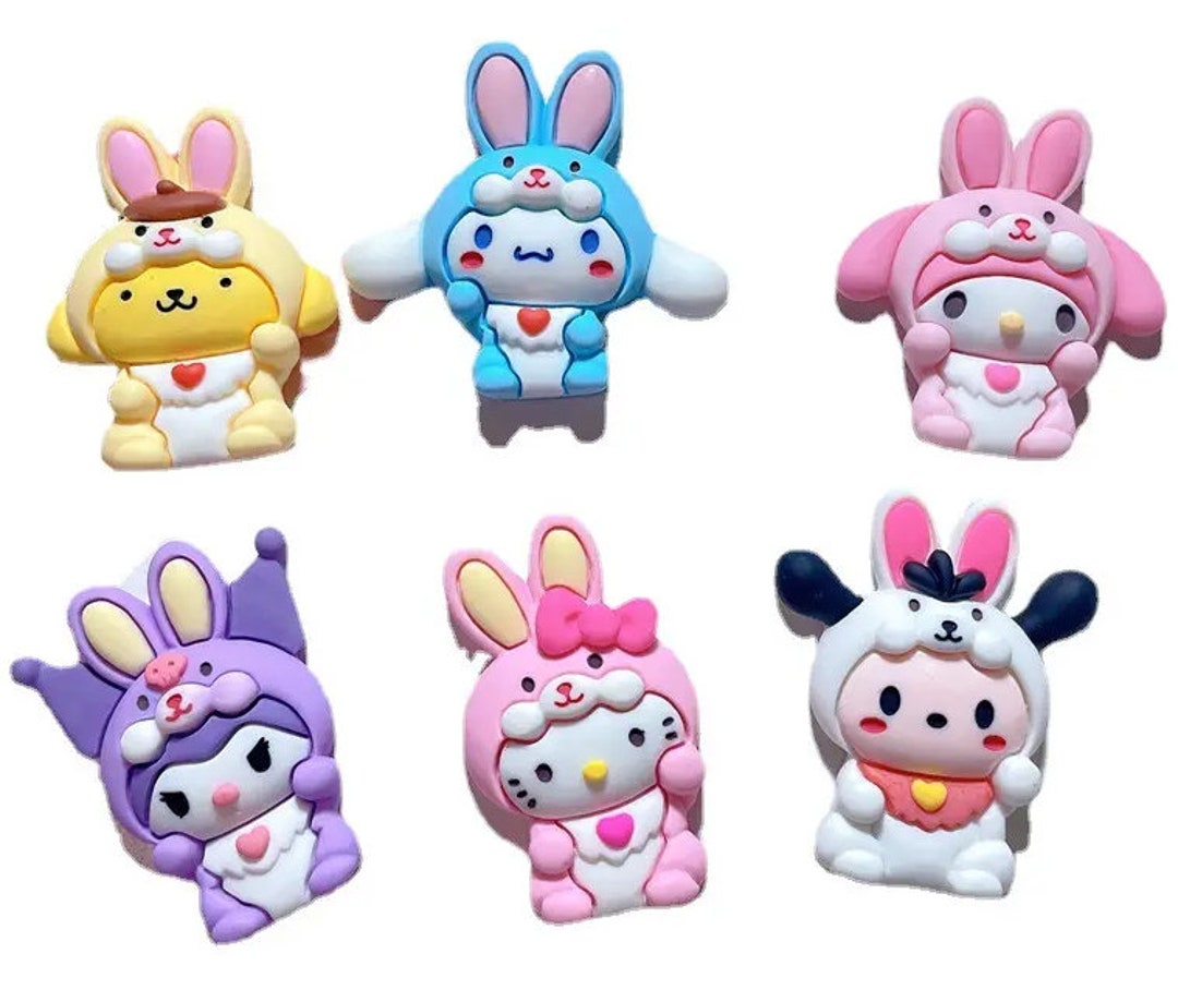 1 Large Bunny Costume Themed Hello Kitty and Friends Resin - Etsy