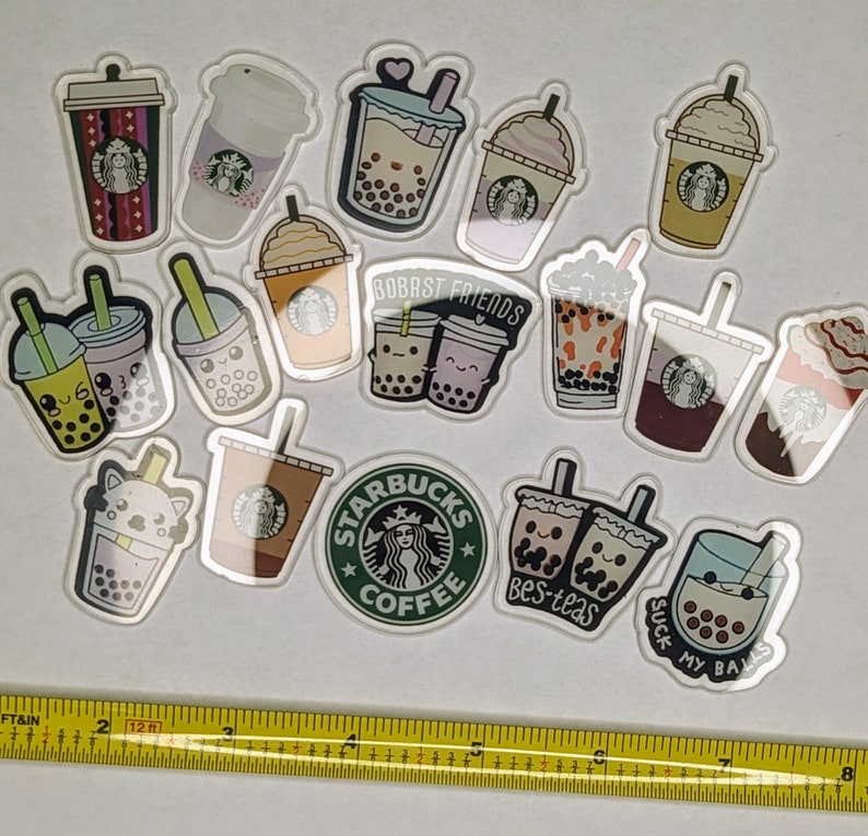 10pcs - Acrylic Boba Tea, Diy Keychain, Diy Charm, Phone Case Charm ...