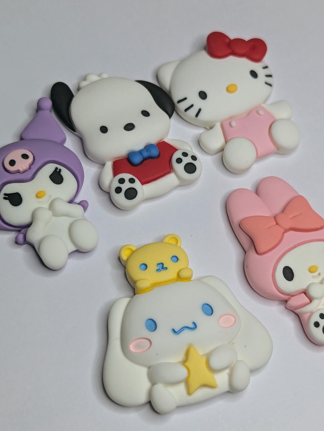 3pcs+ - Large Hello Kitty Sanrio Resin Flatback Cabochon Charm, DIY ...