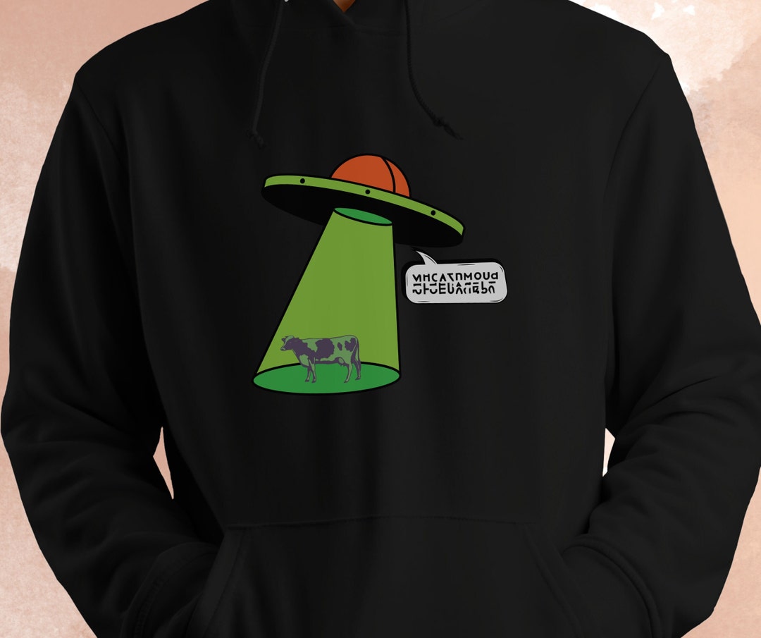 Alien Abduction Hoodie Retro Trippy Clothes Pullover Hoodie - Etsy