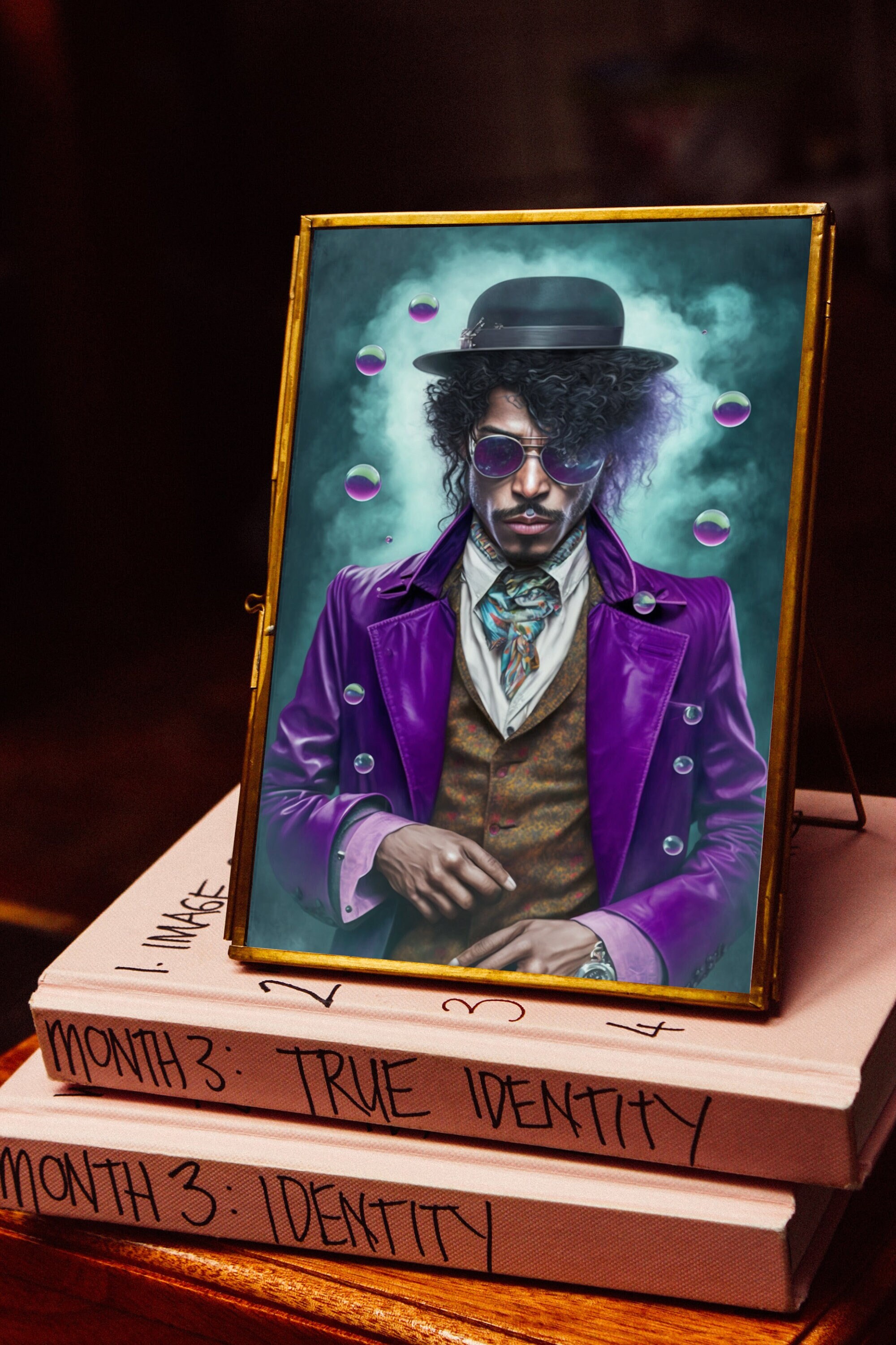 Wall Deco Decadent Young Man Digital Prints Colorful Wall - Etsy