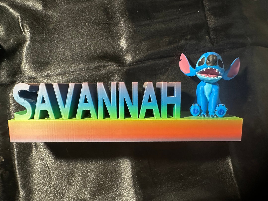 Customizable 3D Printed Name Blocks - Etsy