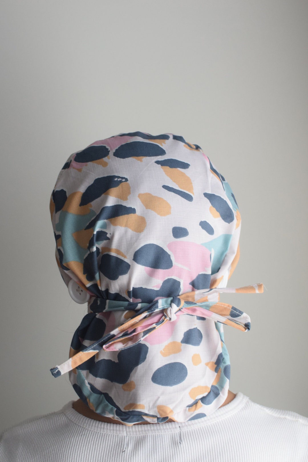 Ponytail Scrub Cap, Surgical Cap Women, Ponytail Scrub Hat, Scrub Caps ...