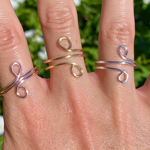 Figure 8 Knot Ring - Etsy